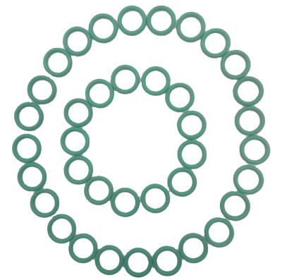 Cina giunto circolare di gomma di buona qualità della fabbrica dei materiali del nbr delle guarnizioni d'argento differenti su ordine dell'anello in vendita