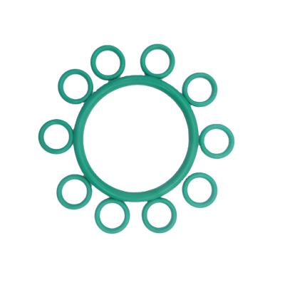 Cina giunto circolare di gomma di buona qualità della fabbrica dei materiali del nbr delle guarnizioni d'argento differenti su ordine dell'anello in vendita