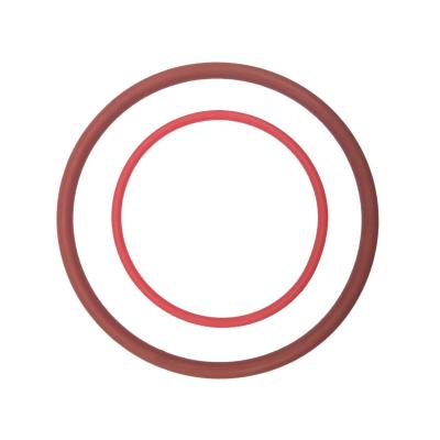 Cina giunto circolare di gomma di alta qualità della fabbrica di conformità di norme delle guarnizioni d'argento di plastica su ordine dell'anello in vendita