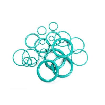 Cina giunto circolare di gomma di alta qualità della fabbrica di conformità di norme PTFE di verde delle guarnizioni su ordine dell'anello in vendita