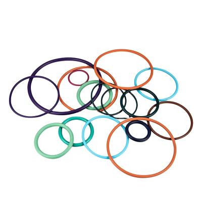 Cina giunto circolare di gomma di alta qualità della fabbrica di conformità di norme PTFE delle guarnizioni rosse su ordine dell'anello in vendita