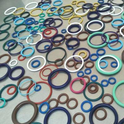 中国 工場顧客用良質の異なった種のnbr赤いリング シールのゴム製Oリング 販売のため