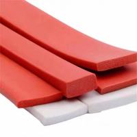 China High Temperature Resist Rubber O Ring Cord Round Square Solid Rubber Sealing Strip for sale