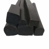 China High Temperature Resist Rubber O Ring Cord Round Square Solid Rubber Sealing Strip for sale