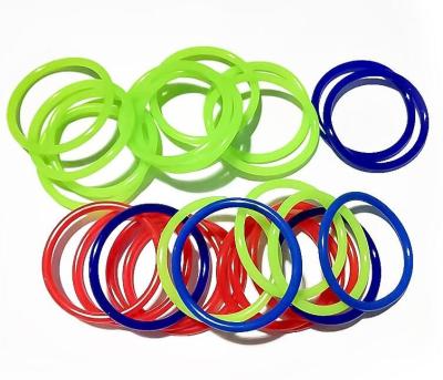 Cina giunto circolare di gomma di buona qualità della fabbrica di conformità di norme PTFE delle guarnizioni rosse su ordine dell'anello in vendita