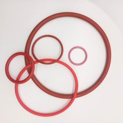 Cina giunto circolare di gomma di buona qualità della fabbrica di specie delle guarnizioni rosse di plastica differenti su ordine dell'anello in vendita