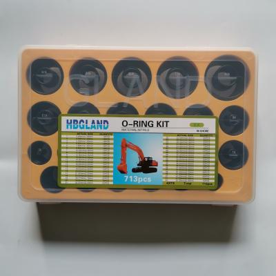 Cina Contenitore di giunto circolare del corredo del giunto circolare di 396 PCS O Ring Seal Kit in vendita
