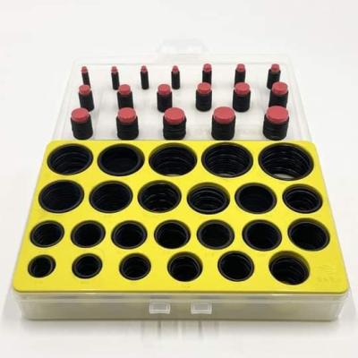 Cina il produttore 404pcs il giunto circolare di FKM Repare che inscatola /Rubber NBR sigilla il corredo del giunto circolare dei contenitori di giunto circolare in vendita