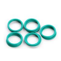 China silicone o ring custom made Plastic green ring seals rubber o-ring for sale