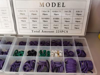 Cina Guarnizione automobilistica di gomma della rondella dei pezzi di ricambio O Ring Assortment Set Sealing Gasket in vendita