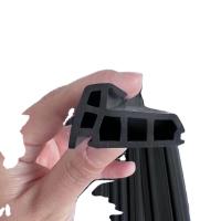 China Heat resistant water proof custom solid silicone rubber seal strip for sale