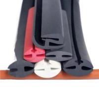 China Heat resistant custom solid silicone rubber seal strip for sale