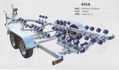 Cina Ruote del rimorchio di zincatura a caldo di Jet Ski Boat Trailer Keel Rollers in vendita