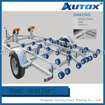 Cina Ruote del rimorchio di zincatura a caldo di Jet Ski Boat Trailer Keel Rollers in vendita