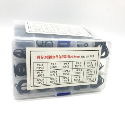 China Van de de O-ringsdoos van de O-ringsuitrusting NBR70 van de de Reparatieverbinding O-ring 30 de uitrustings vastgesteld graafwerktuig van de grootteo-ring Te koop