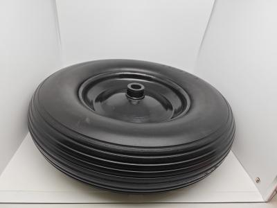 Cina Ruota solida del bidone della spazzatura dei pezzi di ricambio dell'OEM della ruota di plastica di gomma del carrello in vendita