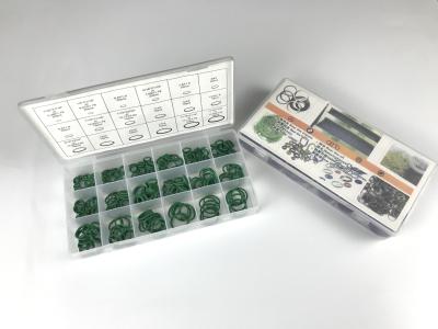 中国 高温Oリングの製造者の注文シールの平らなシリコーン ゴムのOリングのキット箱 販売のため