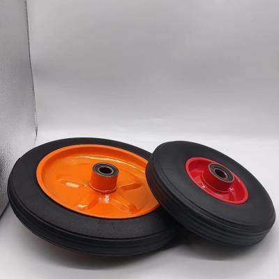 Cina Ruote di gomma a 10 pollici della carriola del carrello a mano della ruota pneumatica del carrello in vendita