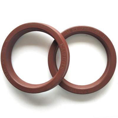 Cina Guarnizione adesiva del pistone del cilindro idraulico del fluoro resistente ad alta temperatura UHS/UN/USH in vendita