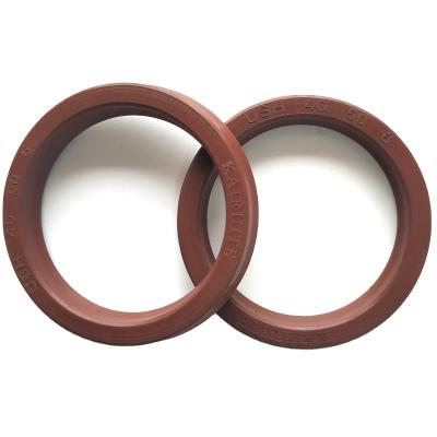 Cina Guarnizione adesiva del pistone del cilindro idraulico del fluoro resistente ad alta temperatura UHS/UN/USH in vendita