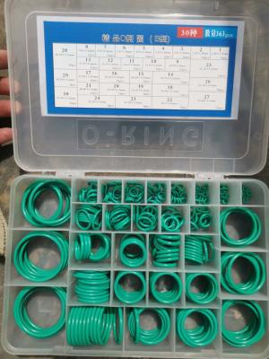 Cina Corredo 30sizes scatola di gomma di Kit Set Repair del giunto circolare di colore di giunto circolare del contenitore alta qualità rossa/gialla/blu di 382pcs del giunto circolare di specificazione della scatola in vendita