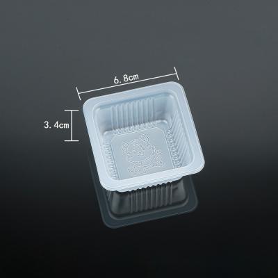Cina Commestibile eliminabile della bolla pp Tray Plastic Biscuit Dessert Box del Mooncake in vendita