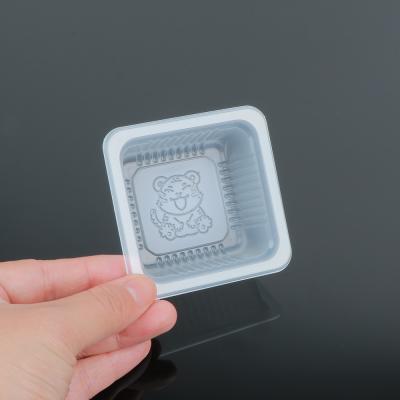 Cina Commestibile eliminabile della bolla pp Tray Plastic Biscuit Dessert Box del Mooncake in vendita