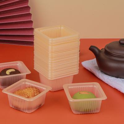 Cina Bolla di plastica eliminabile Tray Food Grade Pastry Container del Mooncake PET/PP in vendita