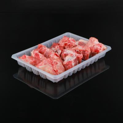 China Biodegradable Fresh Keeping Frozen Meal Trays Vacuum Forming for sale