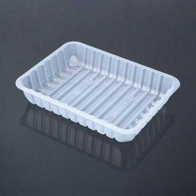 China Disposable Plastic Food Tray Whole Chicken Meat Tray PP PET MAP Frozen Tray for sale