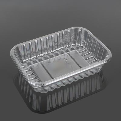 Cina Frutta eliminabile pura rettangolare Tray Meat Vegetable Packing in vendita