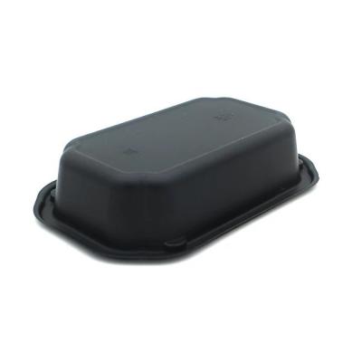 China Bestand 17*12*4cm CPET Dienbladenvoedsel Verpakking op hoge temperatuur Te koop