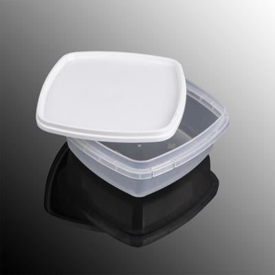 Cina Conservazione degli alimenti 13*13*5cm più croccante di plastica Microwavable in vendita