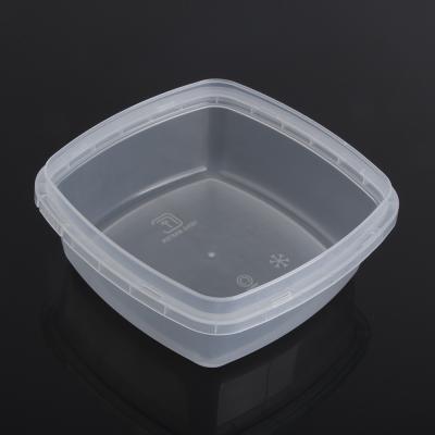 Cina Conservazione degli alimenti 13*13*5cm più croccante di plastica Microwavable in vendita