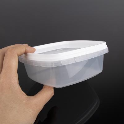 Cina Conservazione degli alimenti 13*13*5cm più croccante di plastica Microwavable in vendita