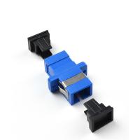 China SC / APC SC/UPC Simplex Singlemode Fiber Optic Adapter for sale