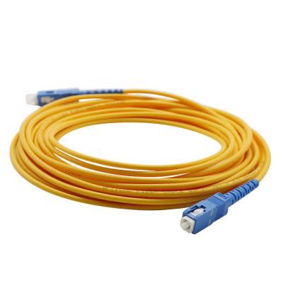 Cina Modo a fibra ottica semplice del cavo di toppa dello Sc APC UPC di G657a1 G652d singolo in vendita