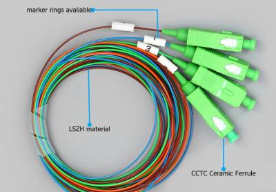 Cina Separatore ottico dello SpA della fibra di FTTH con il tipo d'acciaio della metropolitana di 1*8 Sc/Apc in vendita