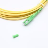 China SC/APC to SC/APC Singlemode Simplex 3.0mm Fiber Optic Patch Cord 3m for sale