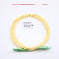 China SC/APC to SC/APC Singlemode Simplex 3.0mm Fiber Optic Patch Cord 3m for sale