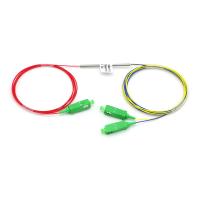 China Low Insertion Loss PON CATV Optical Fiber Coupler 1x2 1310nm 1550nm for sale