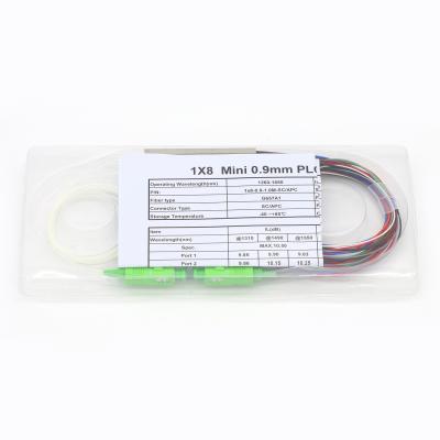 China ISO9001 Faser PVCs G657A1 0.9mm Optik-PLC-Teiler zu verkaufen