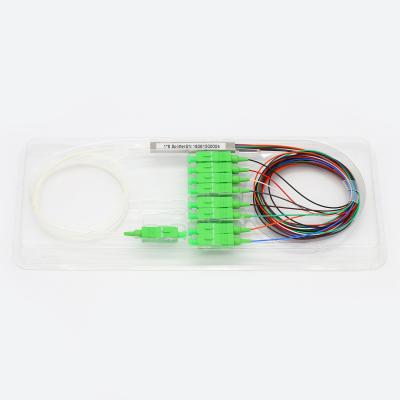 China ISO9001 Faser PVCs G657A1 0.9mm Optik-PLC-Teiler zu verkaufen