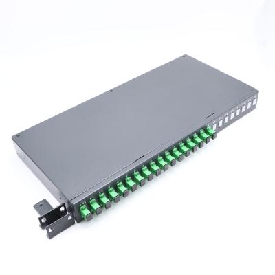 China 50dB OEM het Rek zet 0.5m Vezel Optische PLC Splitser op Te koop
