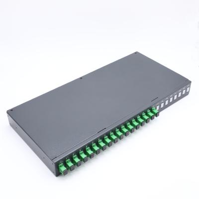 Китай Тип держателя шкафа 1*16 со стальным Splitter Plc оптического волокна трубки продается