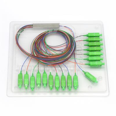 China 2x16 staalbuis 1m Sc-APC Passieve Vezel Optische PLC Splitser Te koop