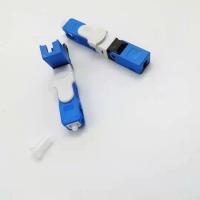 China SC UPC Fiber Optic Fast Connector High Return Loss 50dB for Patch Panels for sale