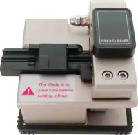 China 125um Fiber Optic Cable Cleaver Single Mode Multimode 48000 Blade Life 0.5 Degree for sale