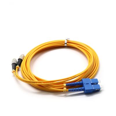 中国 Fc Upcのコネクターの繊維光学のパッチ・コードへのポリ塩化ビニールG652D Sc Upc 販売のため