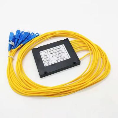 中国 SC/UPC 1X8のABS箱のタイプ低い挿入損失の繊維光学PLCのディバイダー 販売のため